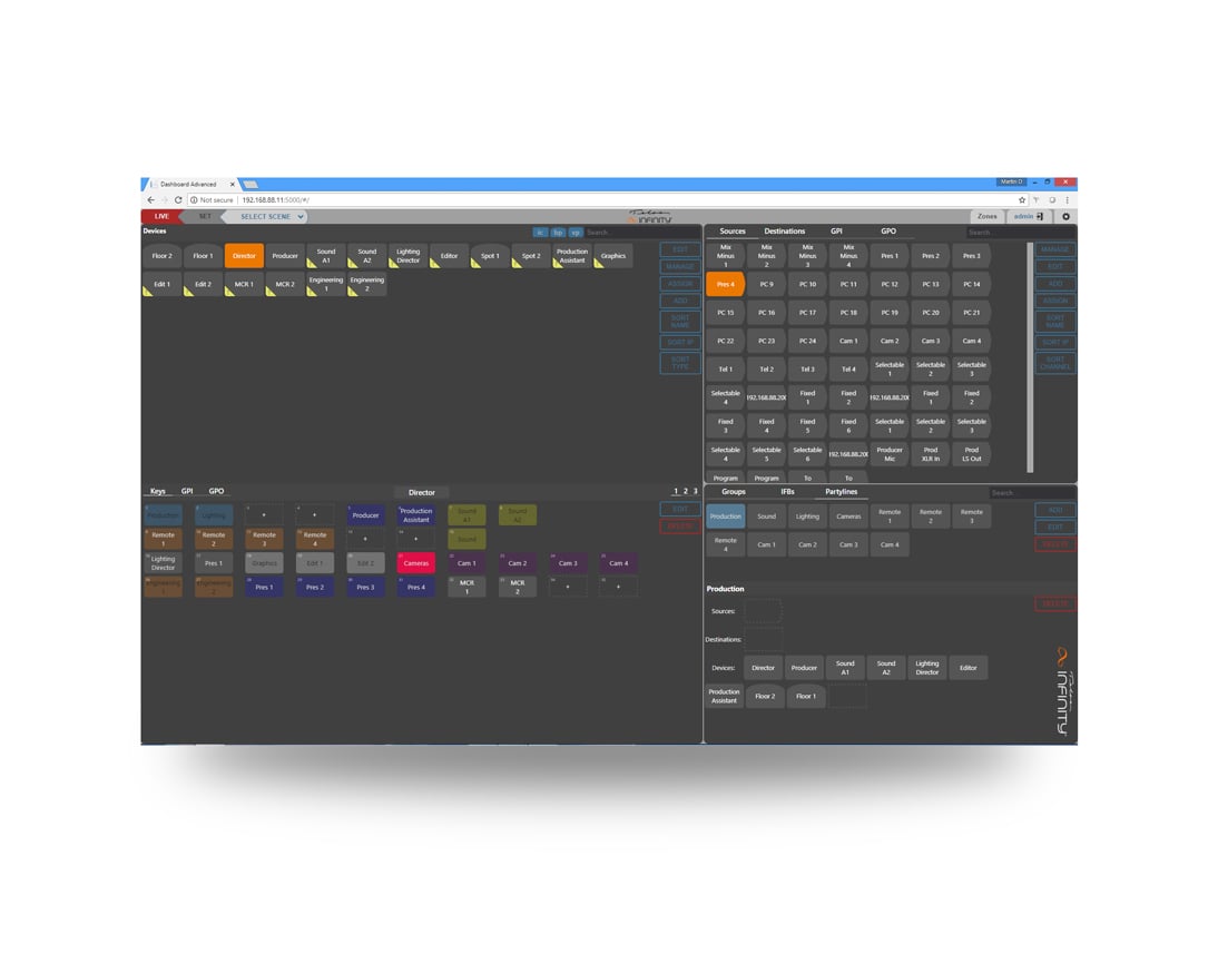 Telos Infinity IP Intercom Systems | Telos Alliance
